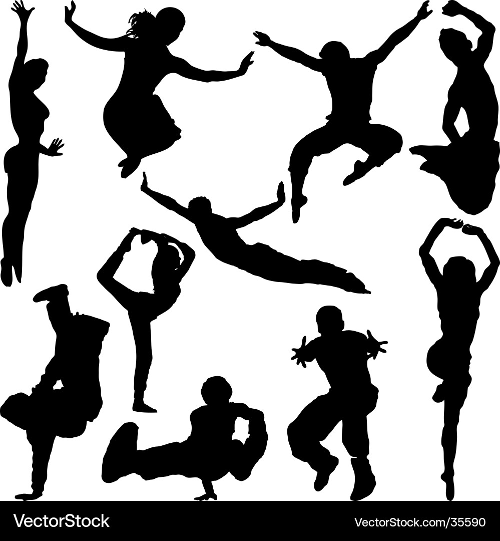 Active people Royalty Free Vector Image - VectorStock