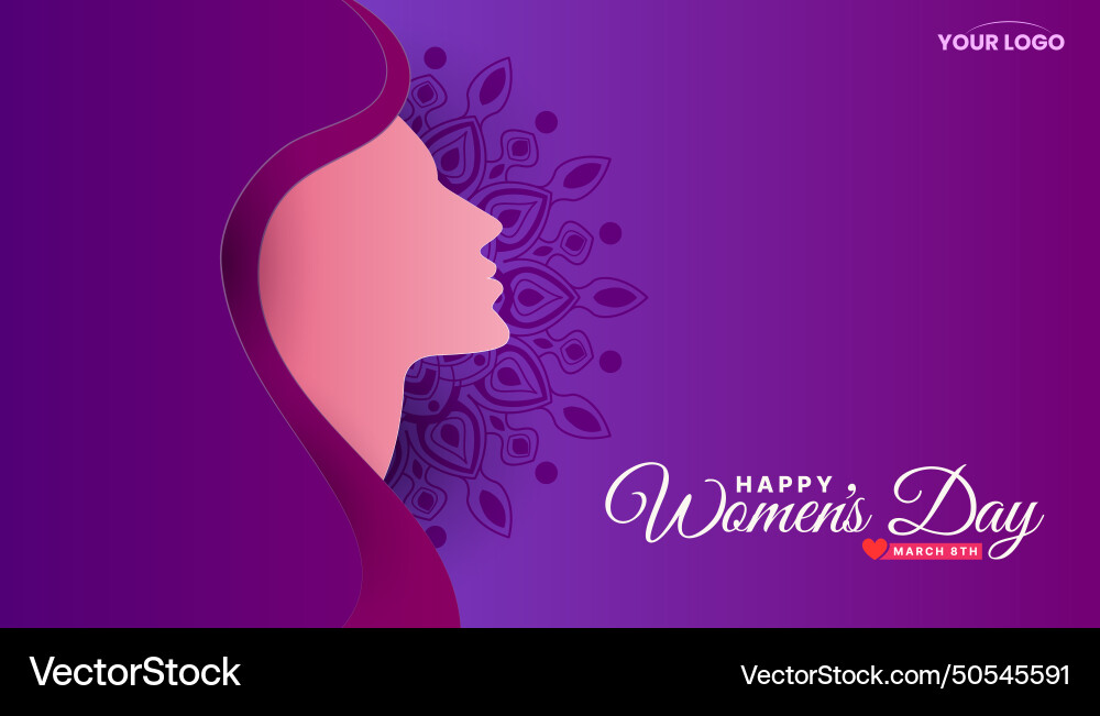 International womens day 8th march celebration Vector Image