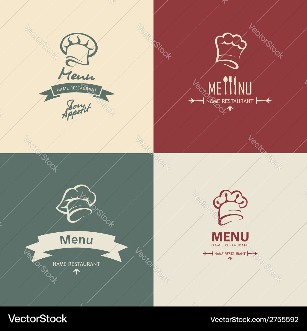 Chef menu design Royalty Free Vector Image - VectorStock