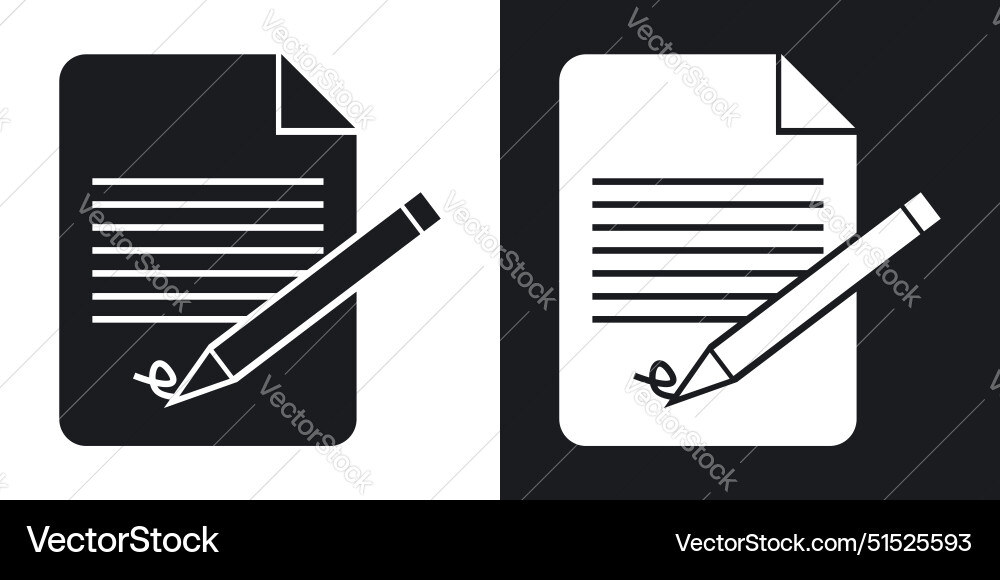 Document signed icon Royalty Free Vector Image