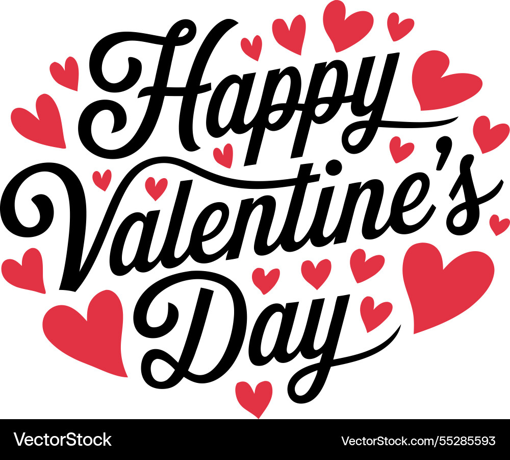 Happy valentines day design Royalty Free Vector Image