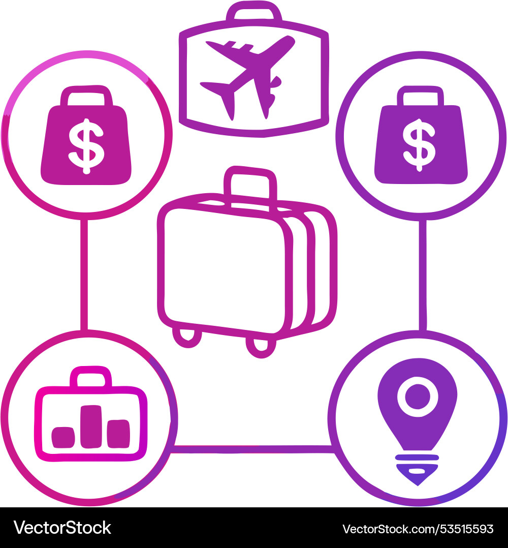 This logo design beautifully balances Royalty Free Vector