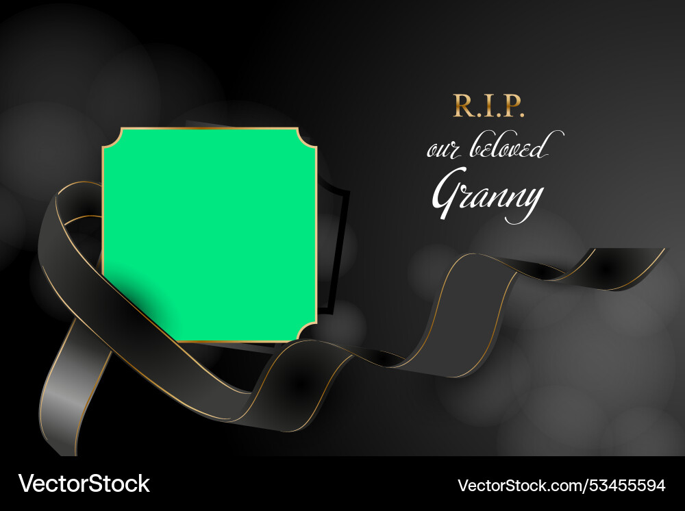 Rip beloved Royalty Free Vector Image - VectorStock
