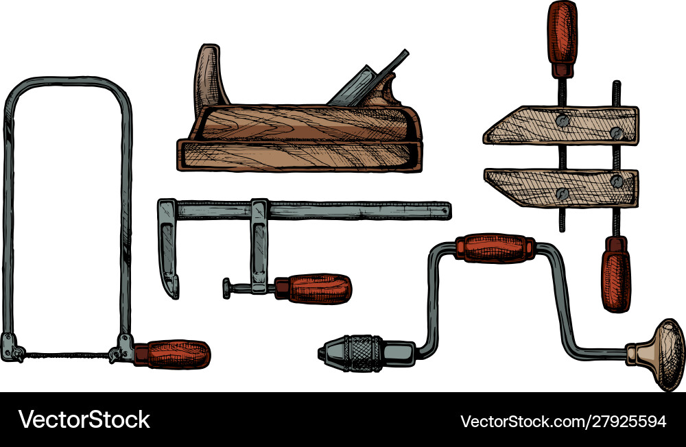 Woodworking Tools Vector