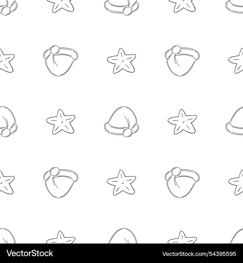 Christmas background coloring pattern in hand Vector Image