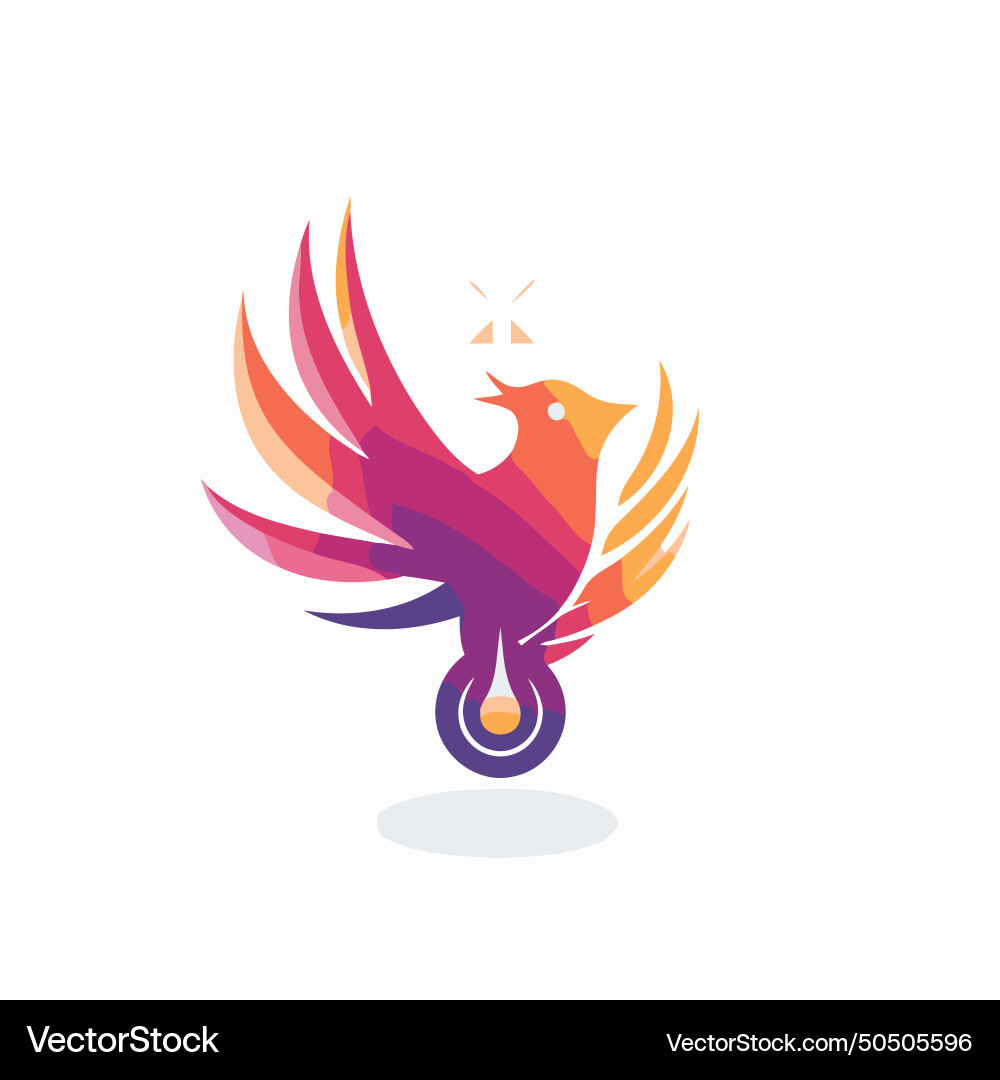 Pigeon logo design template bird Royalty Free Vector Image