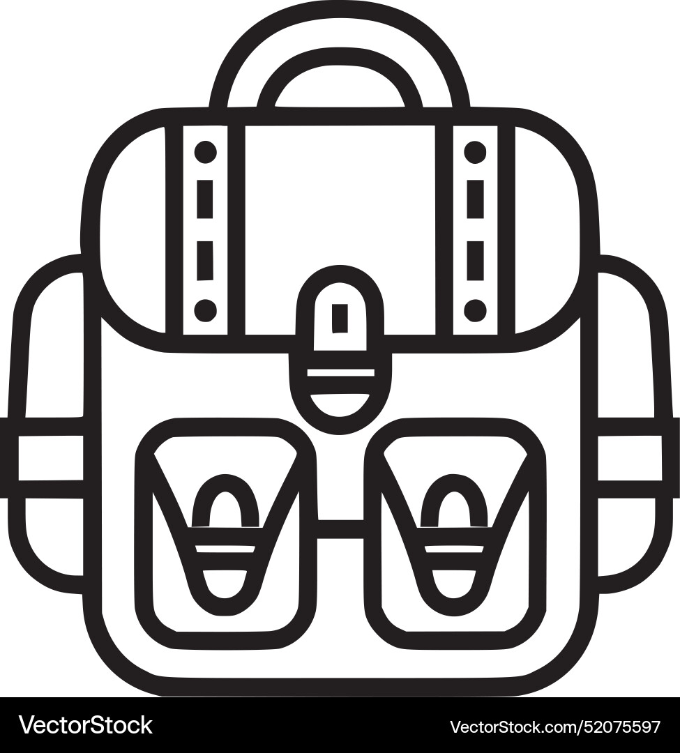 Backpack Royalty Free Vector Image - VectorStock