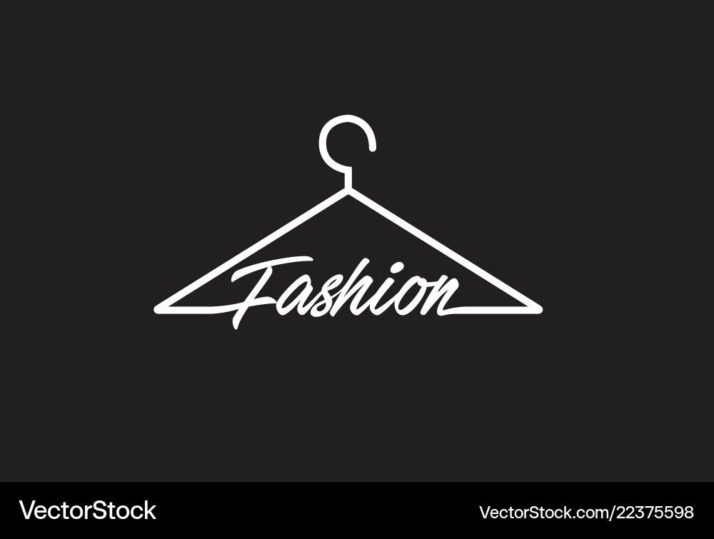 Fashion symbol logo Royalty Free Vector Image - VectorStock
