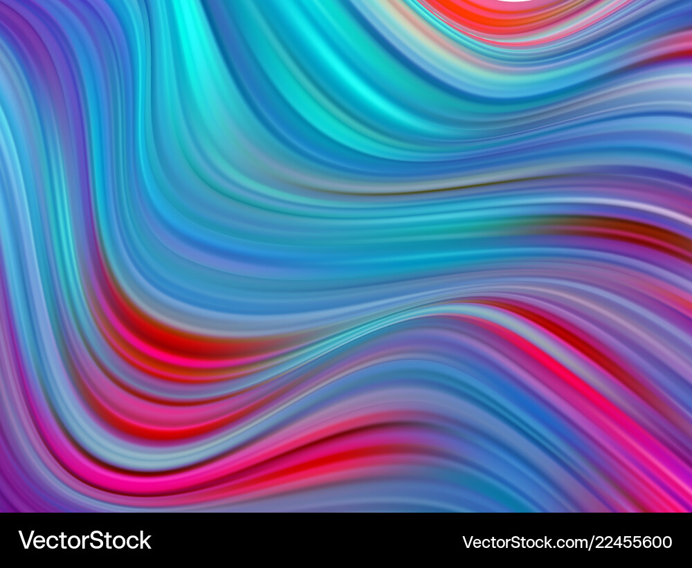 Abstract colorful background color flow Royalty Free Vector