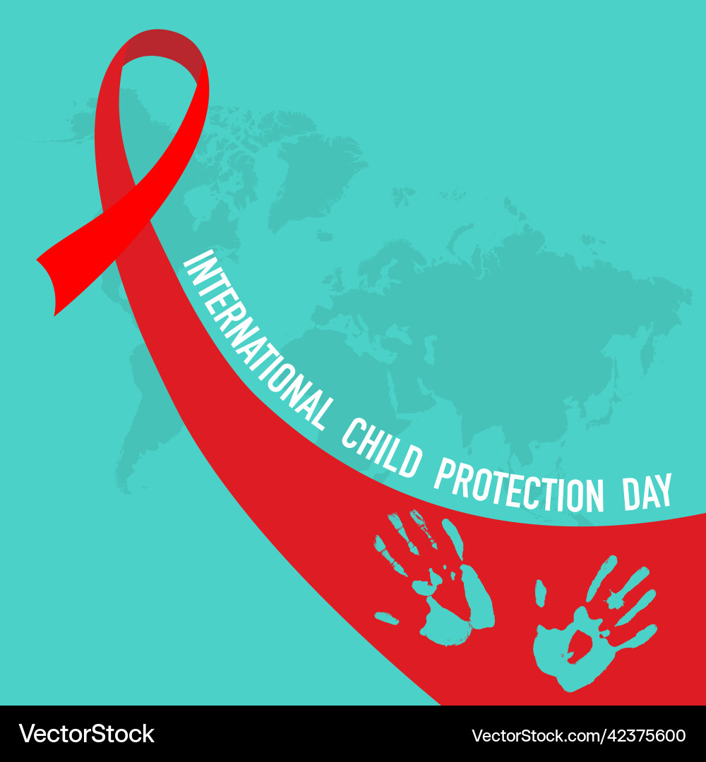 International child protection day Royalty Free Vector Image