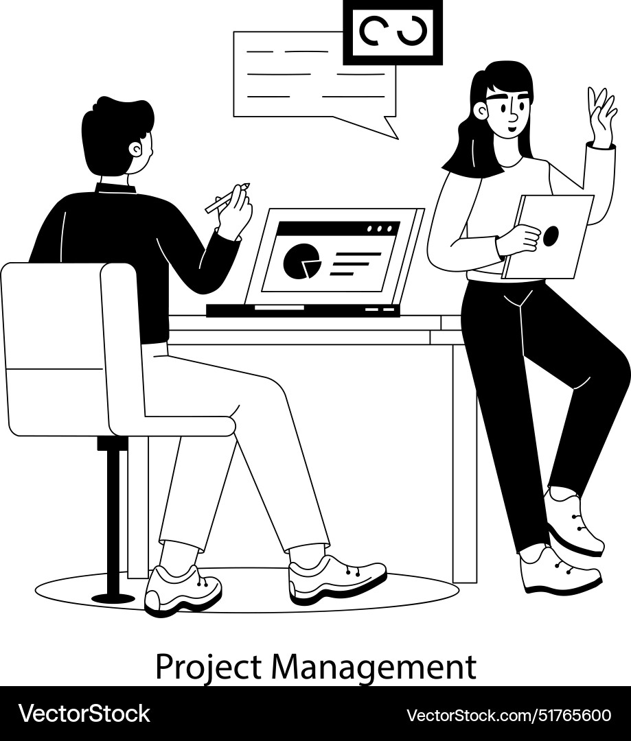 Project management Royalty Free Vector Image - VectorStock