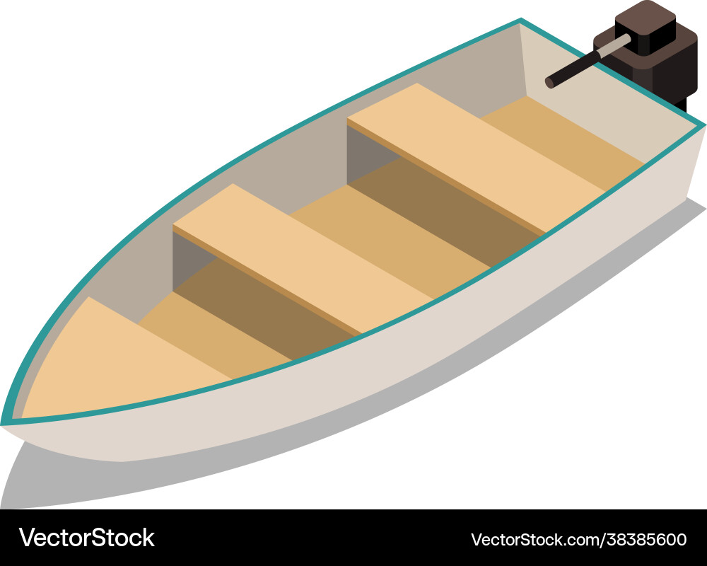 Vessel isometric icon Royalty Free Vector Image