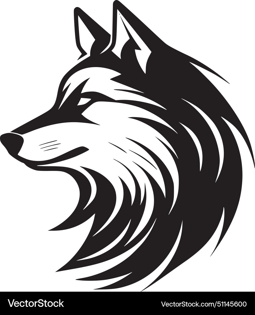 Wolf - high quality logo - ideal for t-shirt Vector Image
