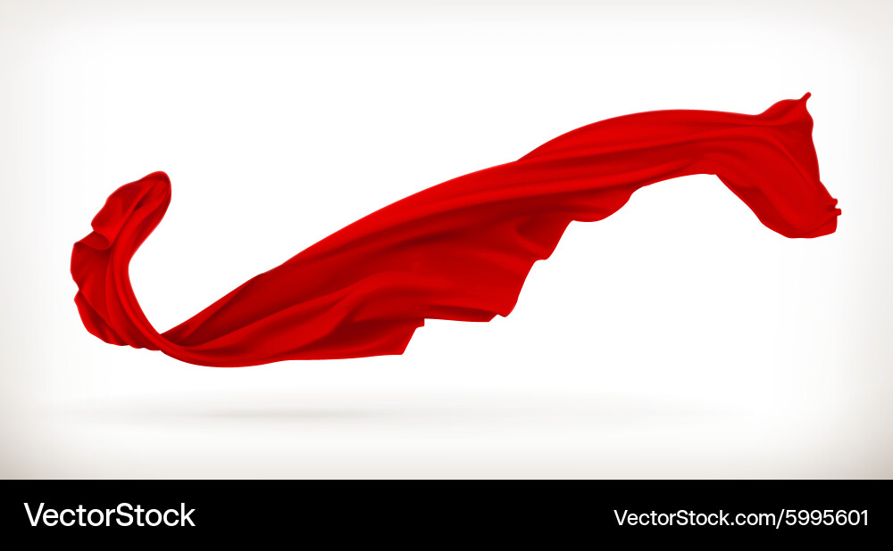 Red cloth Royalty Free Vector Image - VectorStock