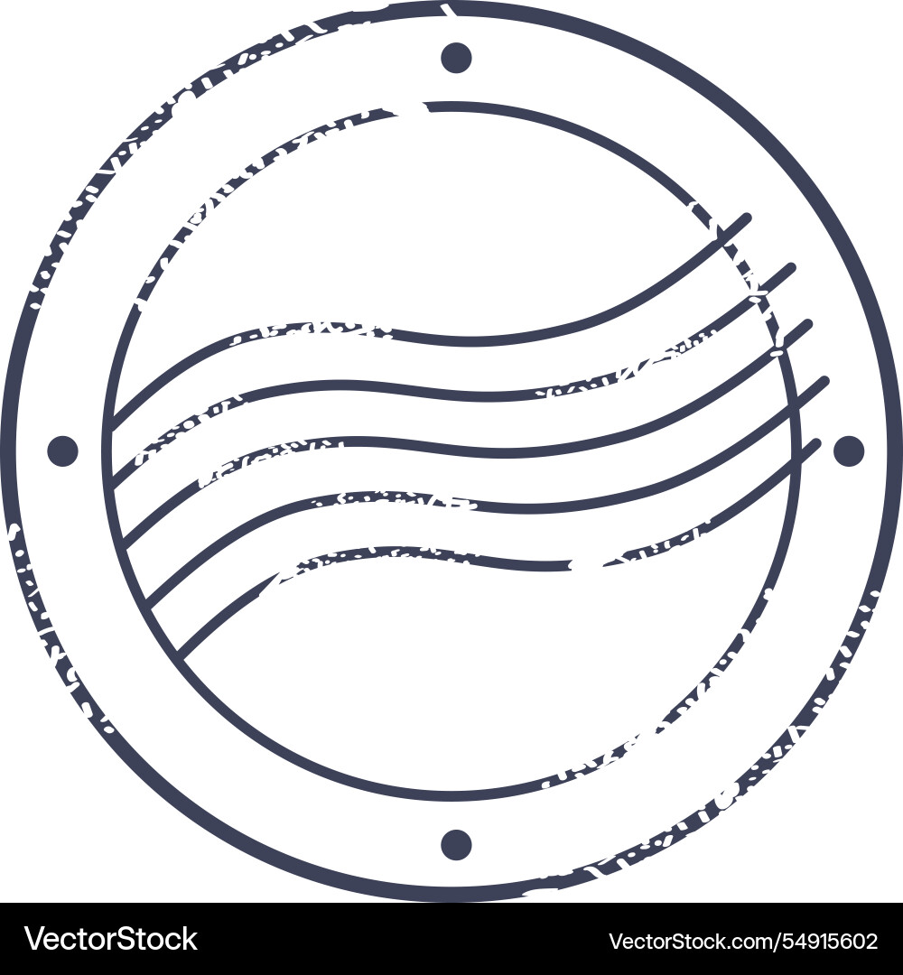 Postage stamp template Royalty Free Vector Image