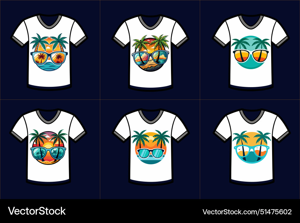 Print summer t-shirt design Royalty Free Vector Image