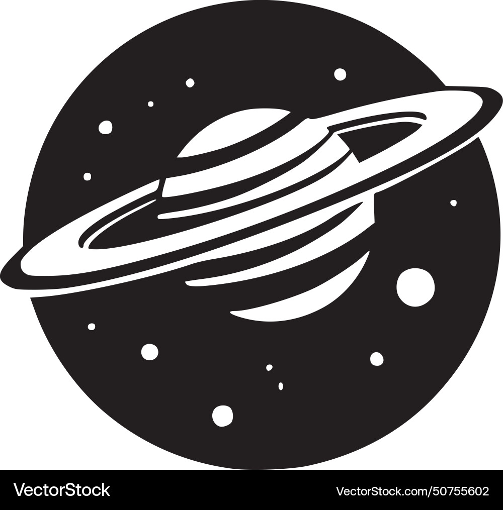 Space - high quality logo ideal for t-shirt Vector Image