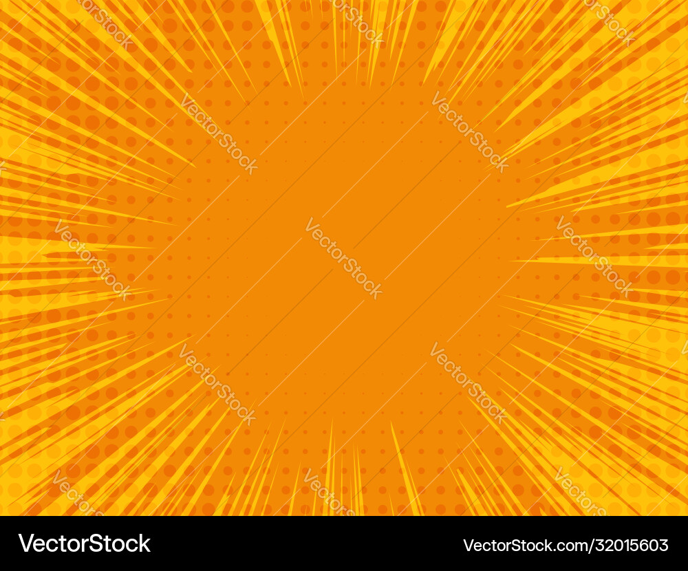 Dynamic Comic Speed Radial Background Royalty Free Vector