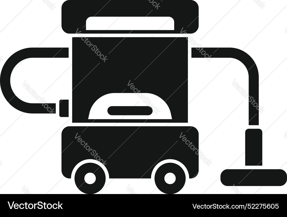 Cleaning service vacuum cleaner icon representing Vector Image