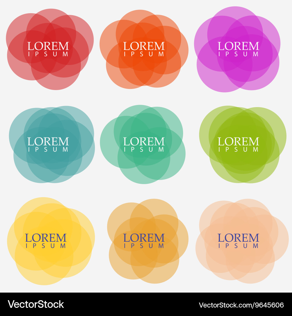 Circular banners Royalty Free Vector Image - VectorStock