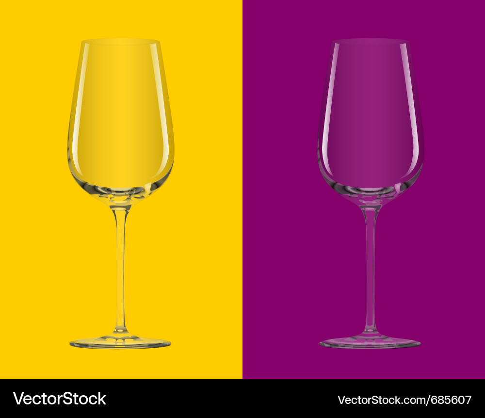 Clear glass Royalty Free Vector Image - VectorStock
