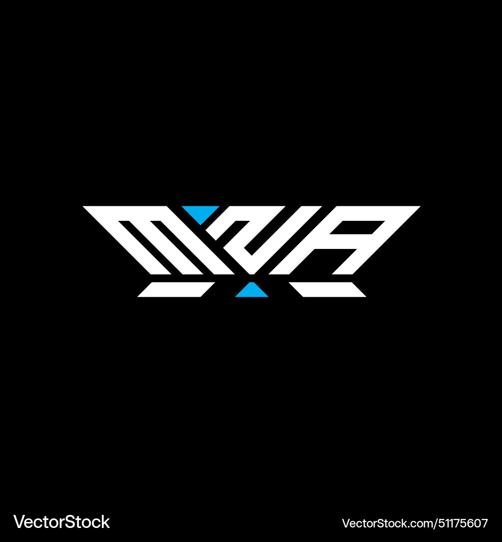 Mna letter logo design mna simple and modern logo Vector Image
