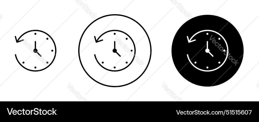 Past time icon Royalty Free Vector Image - VectorStock