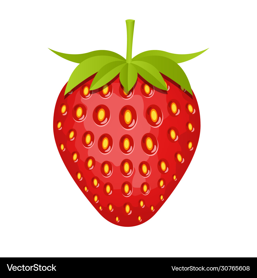 Strawberry design Royalty Free Vector Image - VectorStock