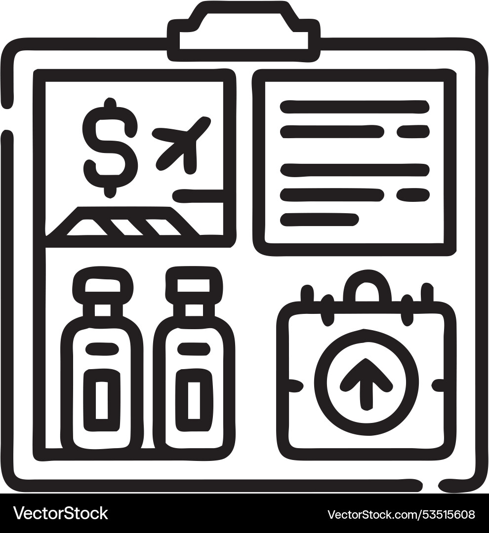 This logo design beautifully balances Royalty Free Vector