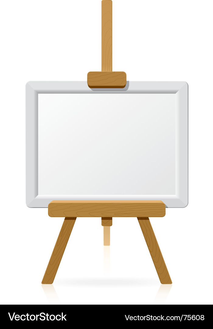 Wood Easel Vector Images (over 2,300)