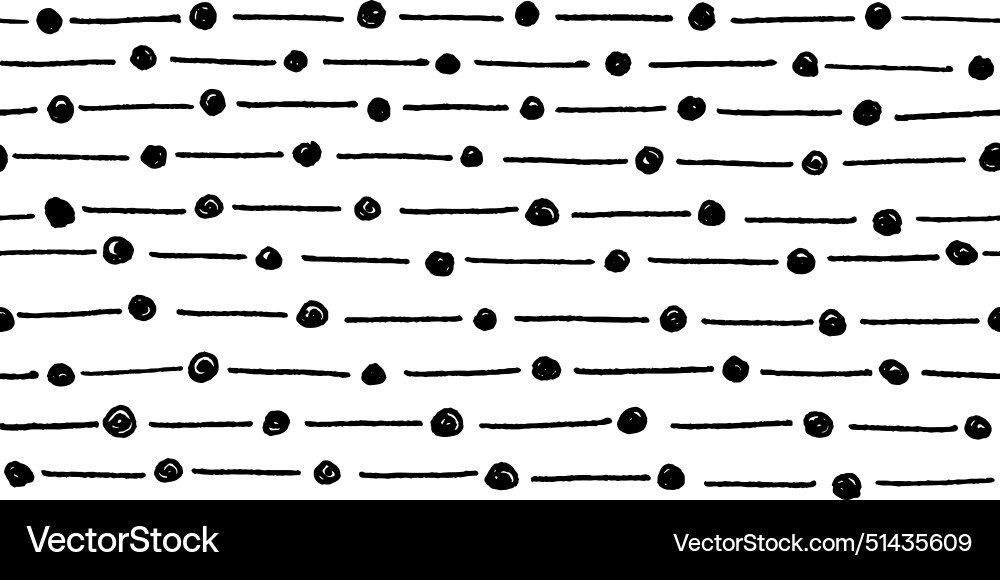 Dash seamless pattern on white Royalty Free Vector Image
