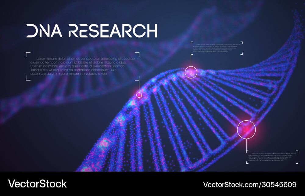 Genome dna structure eps Royalty Free Vector Image