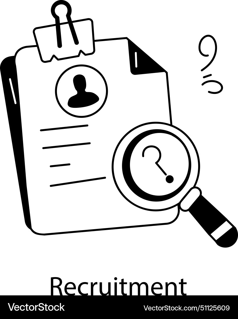 Recruitment Royalty Free Vector Image - VectorStock