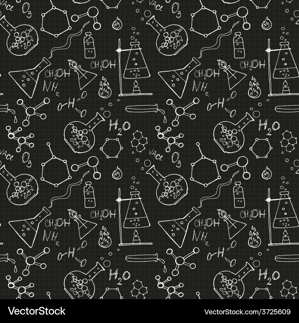 Science Doodle Background Royalty Free Vector Image