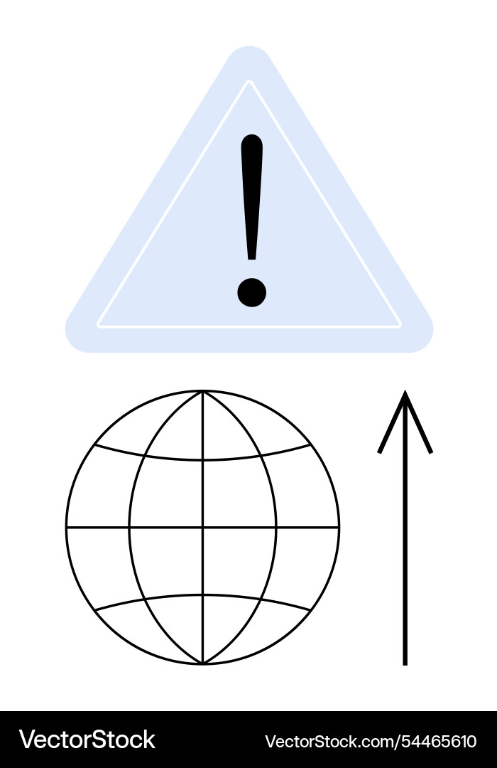 Global expansion and potential challenges Vector Image