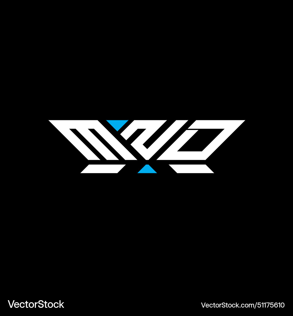 Mnd letter logo design mnd simple and modern logo Vector Image