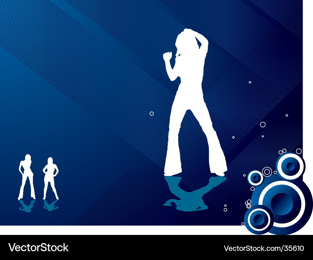 Party girls Royalty Free Vector Image - VectorStock