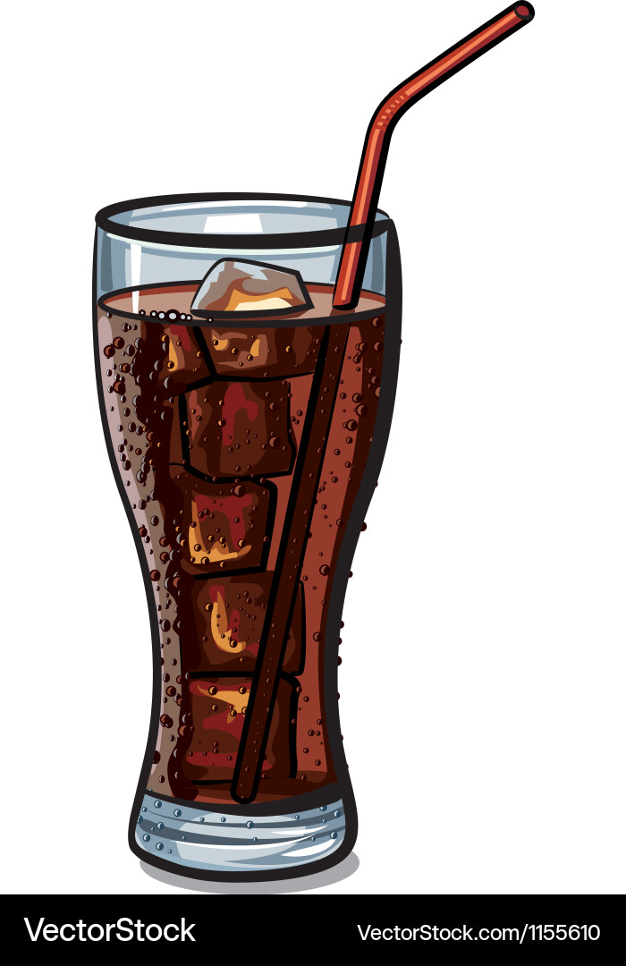 Refreshing Cola Drink Royalty Free Vector Image