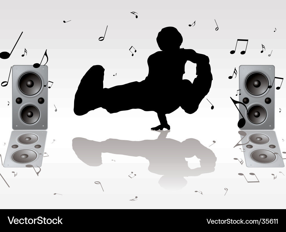Dance music Royalty Free Vector Image - VectorStock