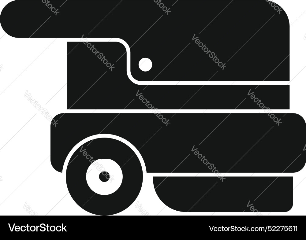 Professional cleaning machine being used Vector Image