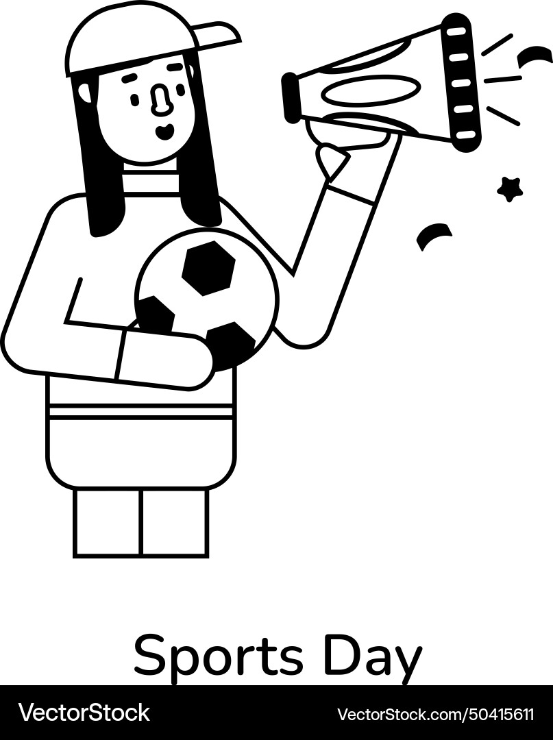 Sports day Royalty Free Vector Image - VectorStock