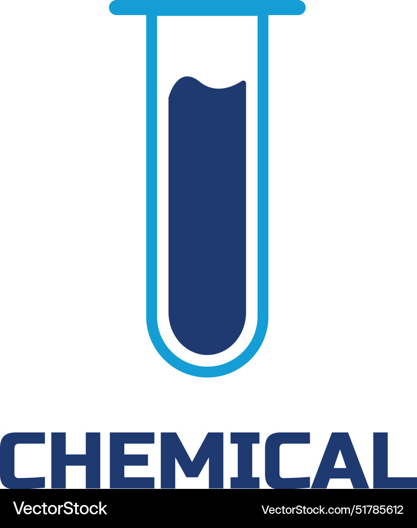 Chemical tube icon Royalty Free Vector Image - VectorStock