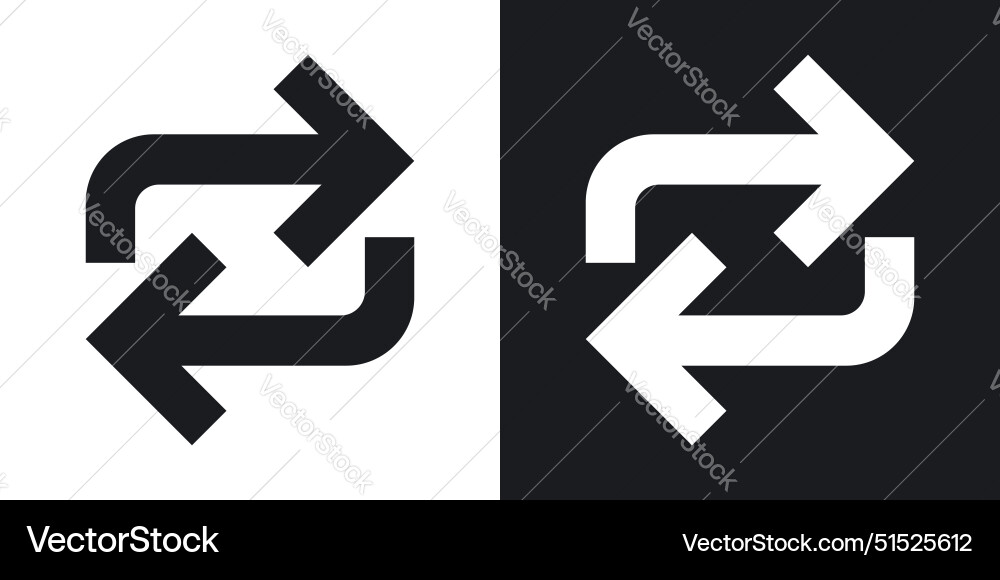 Exchange icon Royalty Free Vector Image - VectorStock