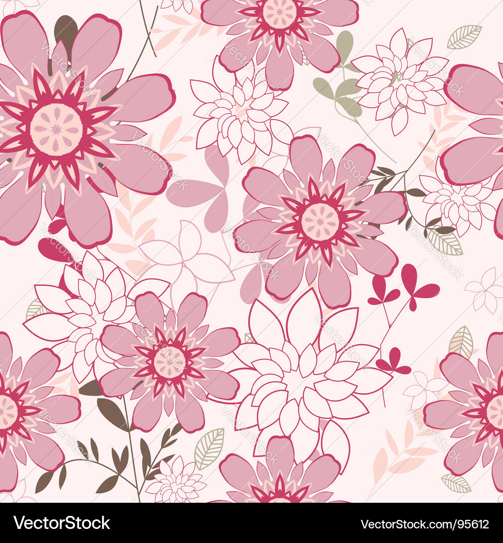 Floral background Royalty Free Vector Image - VectorStock