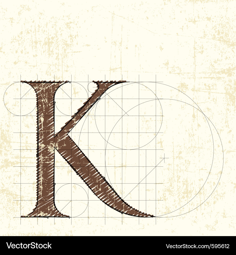 Fancy Letter K Clip Art
