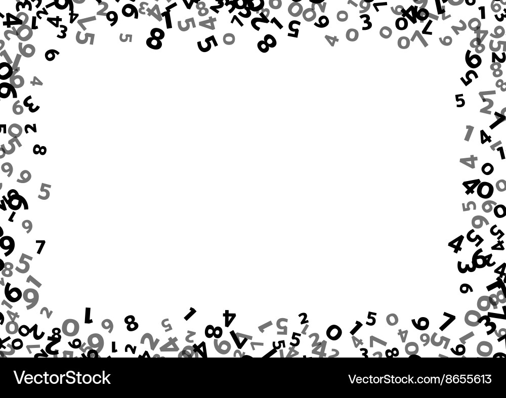 Abstract math number background Royalty Free Vector Image