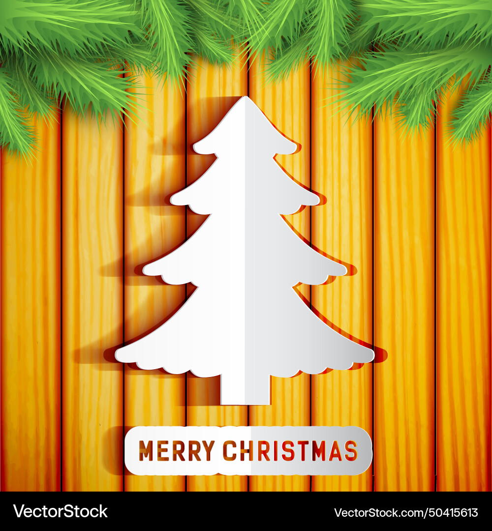 Merry christmas decorative template Royalty Free Vector