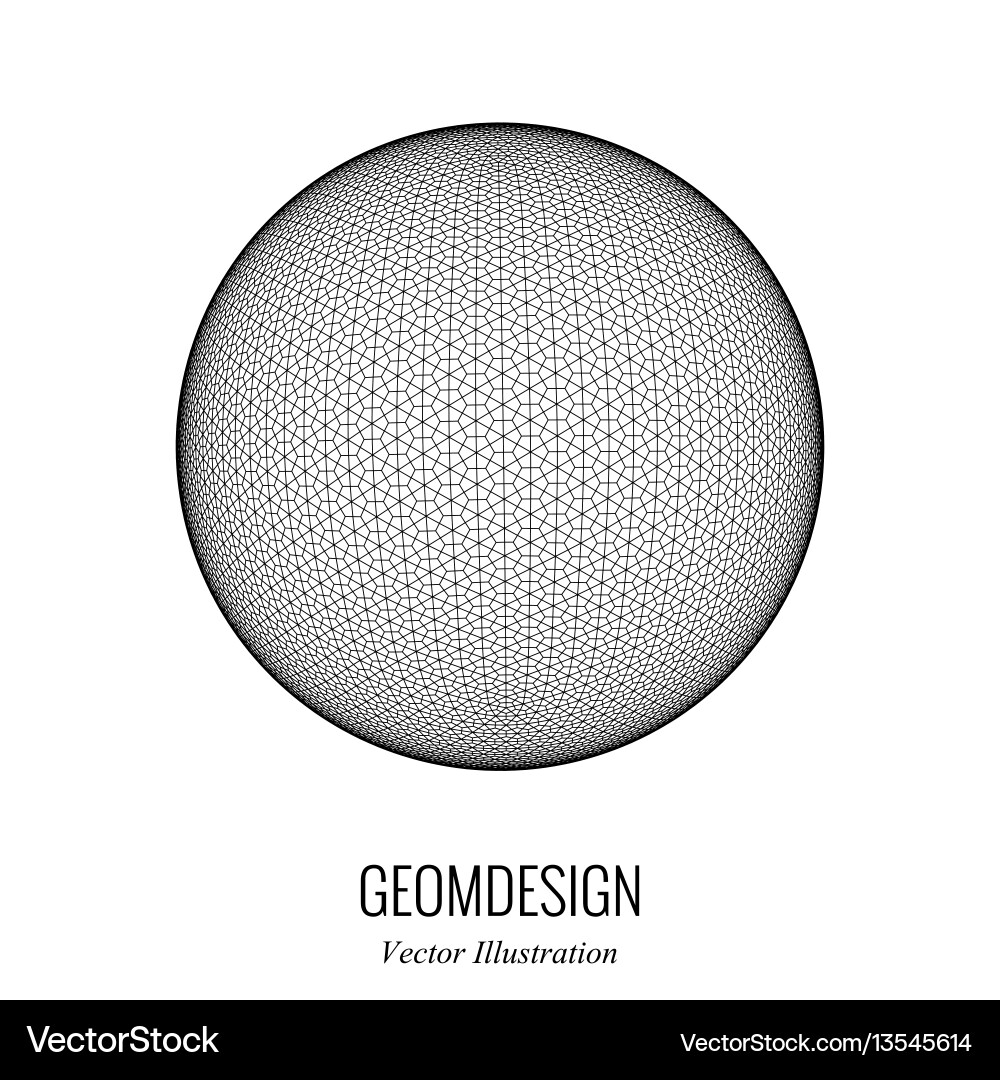 3d sphere Royalty Free Vector Image - VectorStock