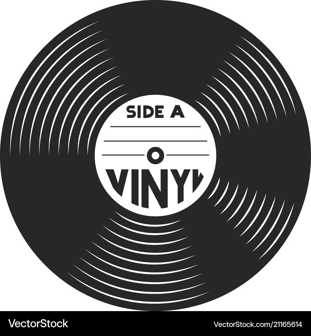 Retro vinyl record concept Royalty Free Vector Image