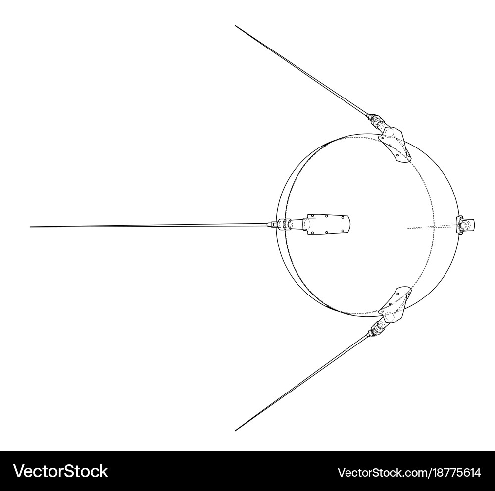 Satellite Royalty Free Vector Image - VectorStock